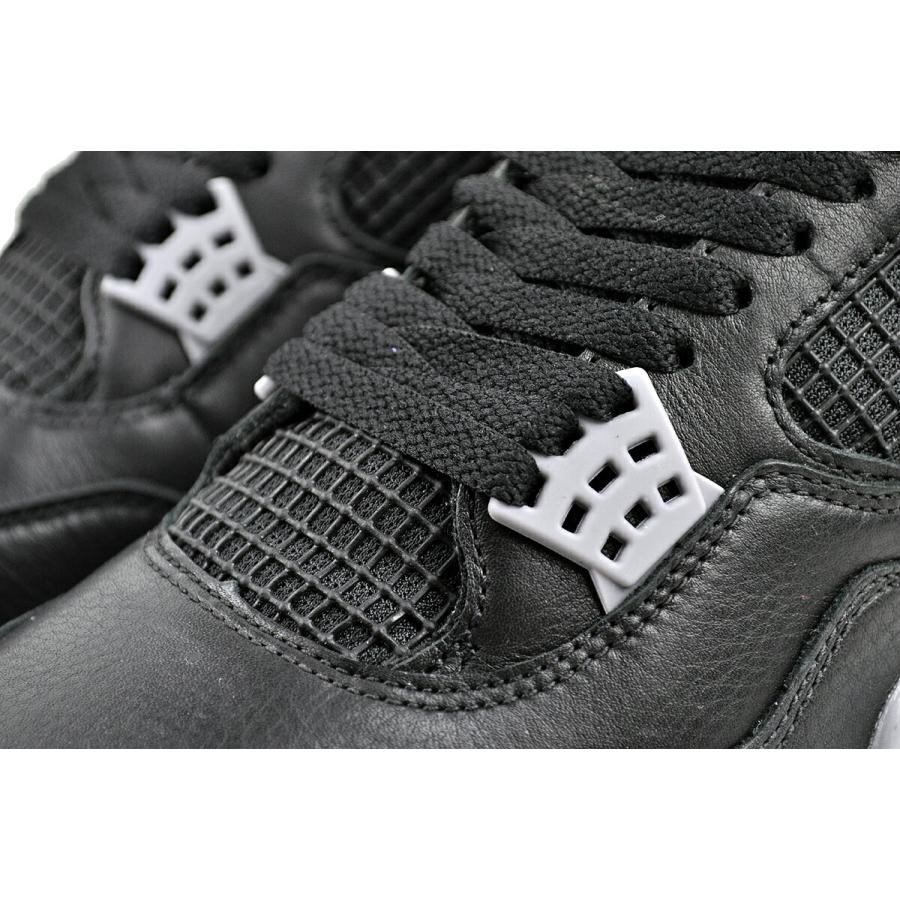 NIKE AIR JORDAN 4 RETRO BRED REIMAGINED black/fire red-cement grey ...