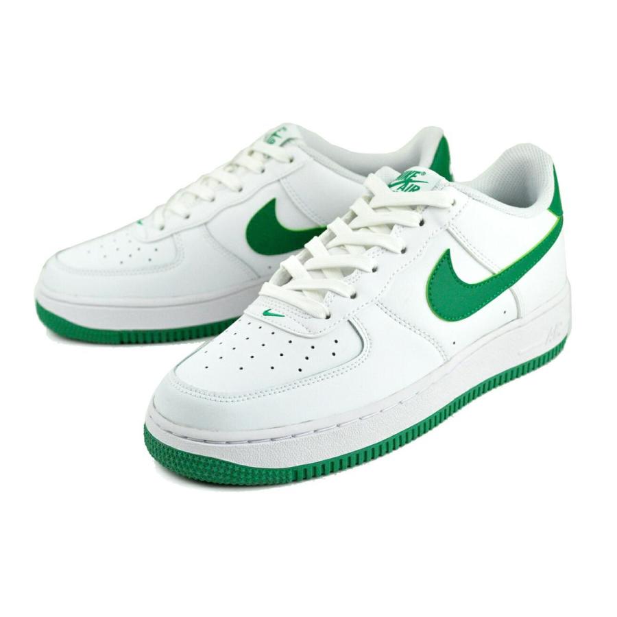 NIKE（ナイキ） NIKE AIR FORCE 1(GS) wht/malachite-wht fv5948-103 エアフォース 1 GS ...