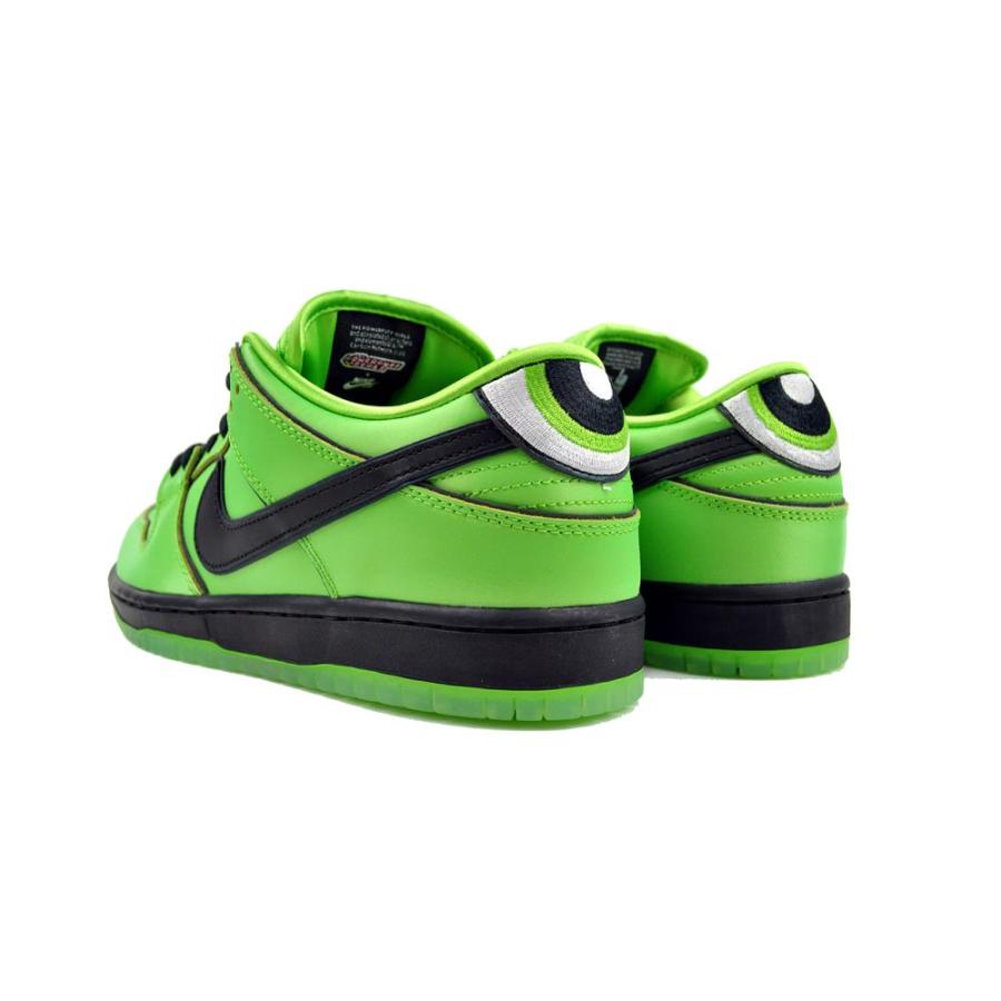 NIKE SB DUNK LOW PRO QS POWERPUFF GIRLS BUTTERCUP mean green/black ...