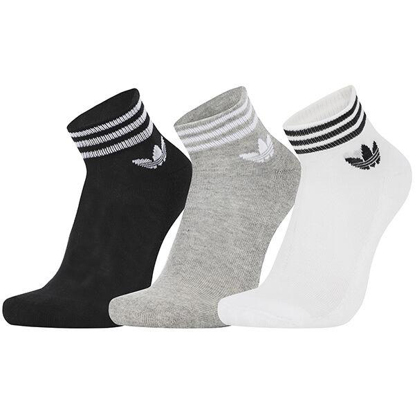 adidas TREFOIL ANKLE SOCKS 3 PAIRS MULTI hc9550 FYC73 アディダス トレフォイル アンクル ...