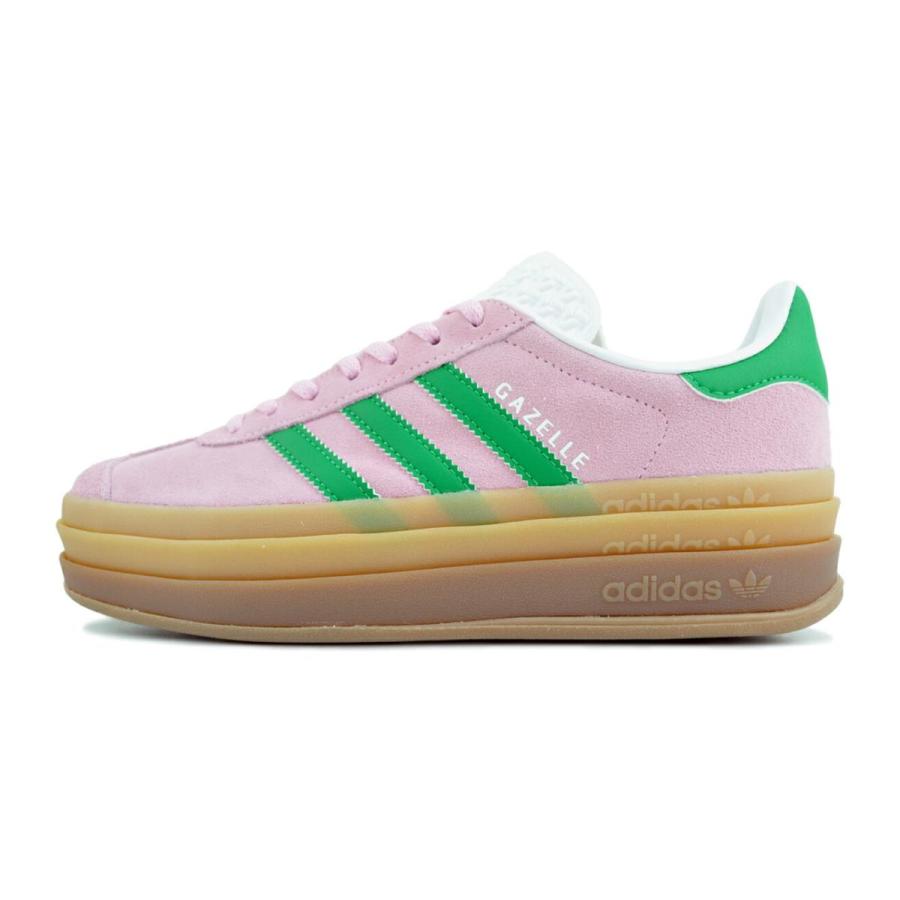 adidas GAZELLE BOLD W TRUPNK/GREEN/FTWWHT ie0420 アディダス ガゼル ボールド ウィメンズ ...