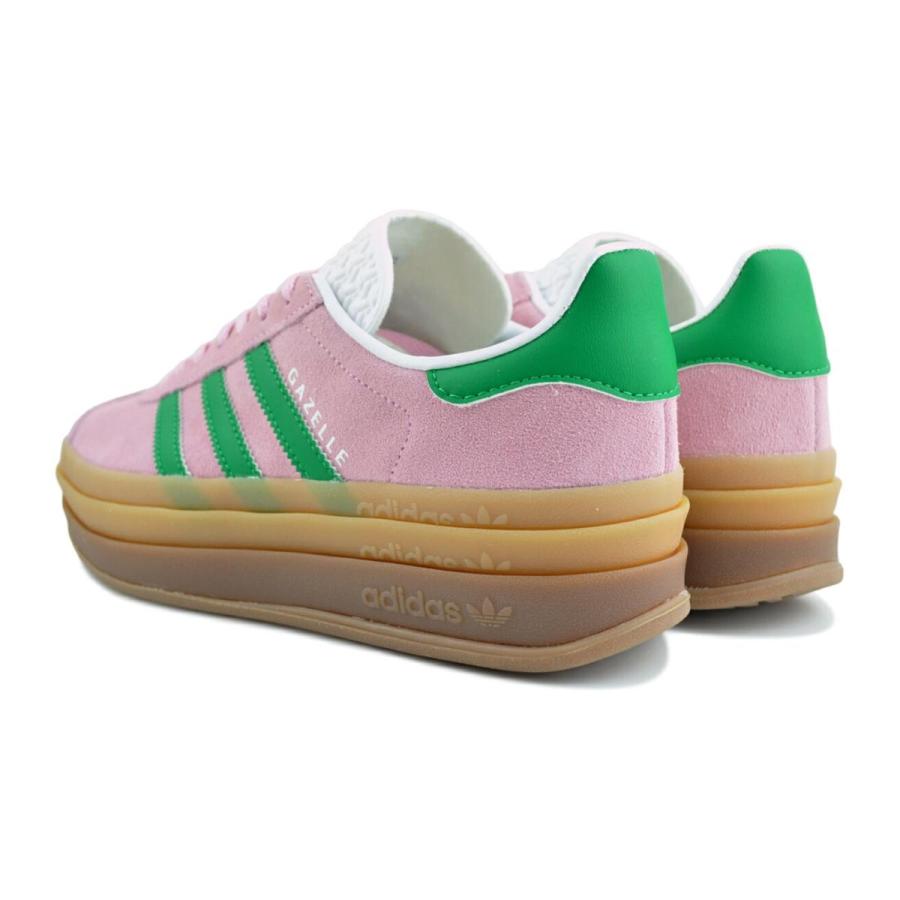 adidas GAZELLE BOLD W TRUPNK/GREEN/FTWWHT ie0420 アディダス ガゼル ボールド ウィメンズ ...