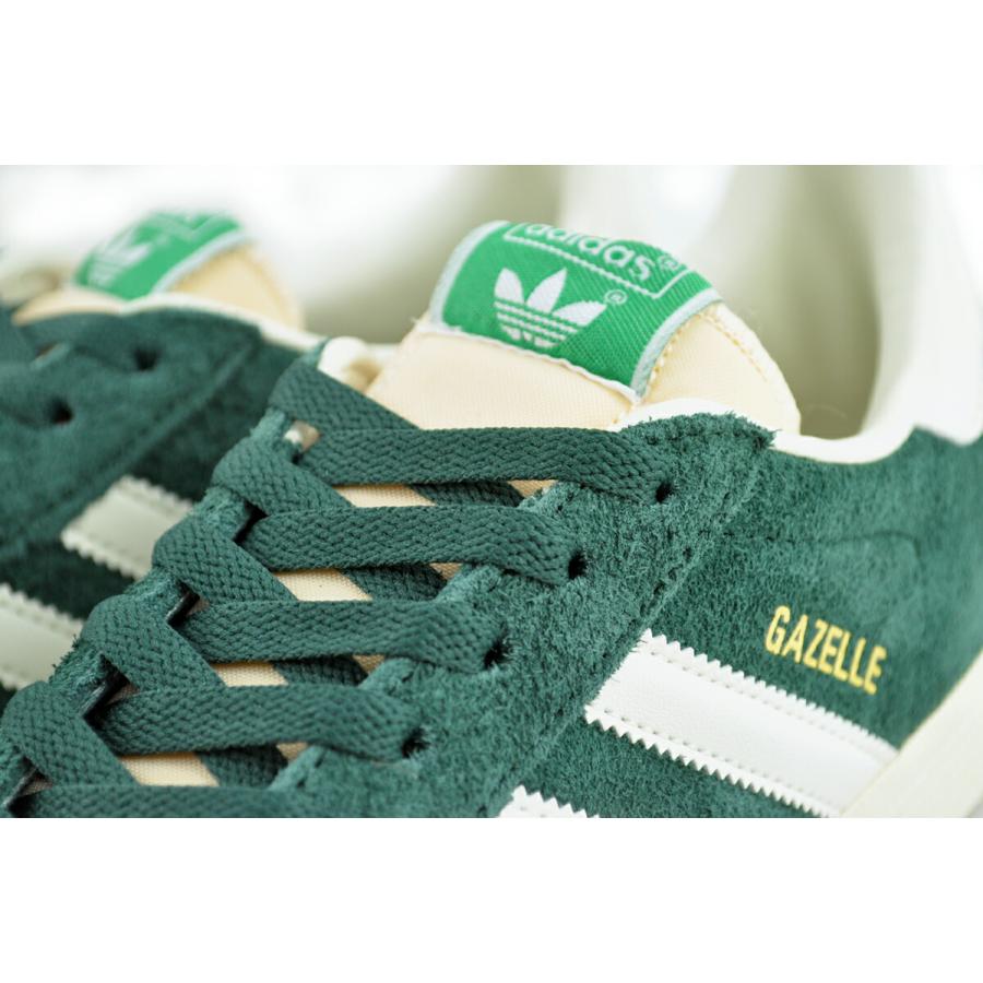 adidas GAZELLE MINERGREE/OWHITE/CRE if9655 アディダス ガゼル ガッツレー グリーン ヘアリー ...