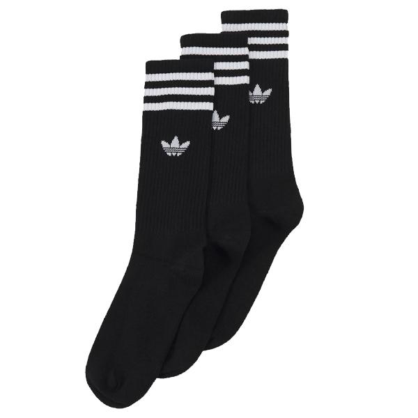 adidas Originals HIGHT CREW SOCKS 3 PACK BLACK il5015 EEF56 アディダス ...