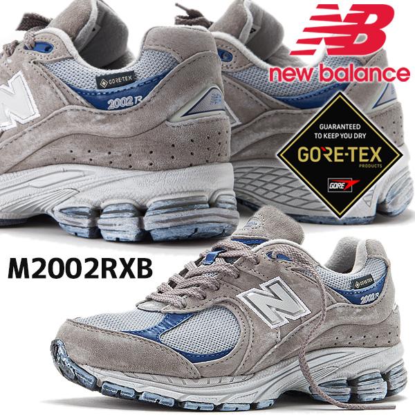 New Balance NEW BALANCE M2002RXB GORE-TEX width D GREY BLUE ニューバランス 2002RX グレー ブルー ゴアテックス スニーカー ...