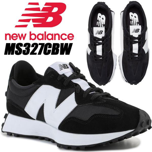 New Balance（ニューバランス） NEW BALANCE MS327CBW Width D Black/White 327 レディース ...