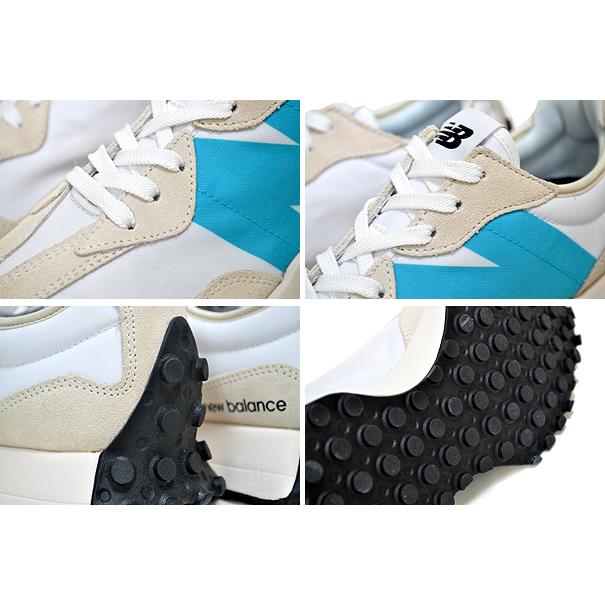 New Balance（ニューバランス） NEW BALANCE MS327FB Width D 327 スニーカー ホワイト グレー ブルー ...