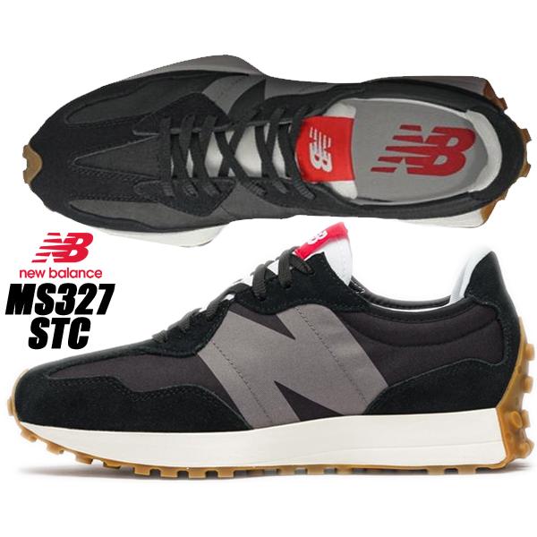 New Balance（ニューバランス） NEW BALANCE MS327STC Black/Grey 327 スニーカー ブラック グレー ...