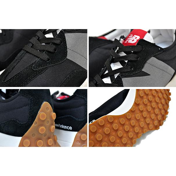 New Balance（ニューバランス） NEW BALANCE MS327STC Black/Grey 327 スニーカー ブラック グレー ...
