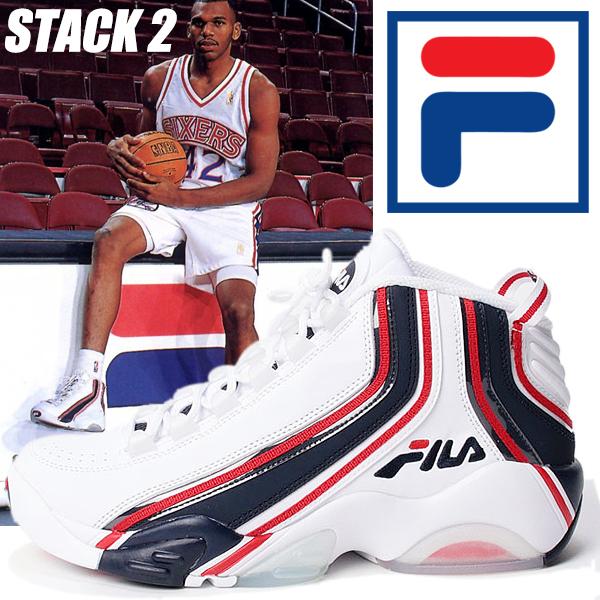 FILA STACK 2 WHITE/NAVY/RED mss23004-125 フィラ スタック 2 ジェリー・スタックハウス JERRY ...