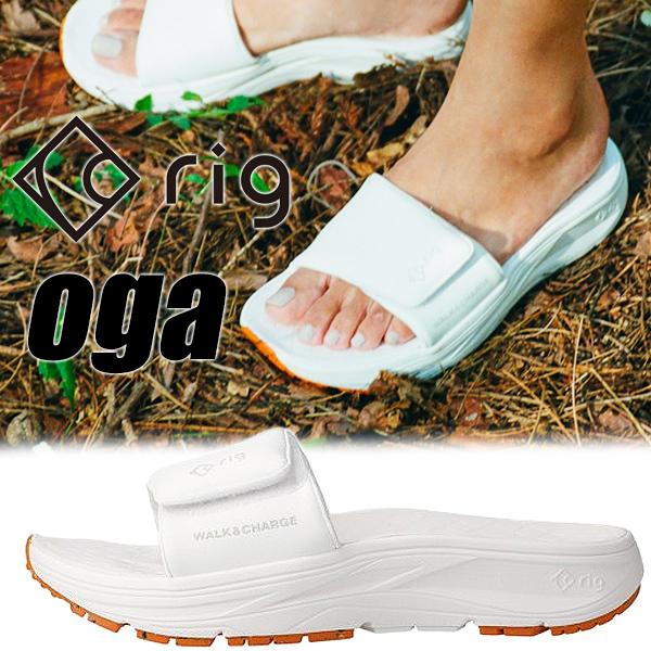 rig oga NATURAL rg0010nt リグ オーガ リカバリー サンダル スポーツ スライド ベルクロ ナチュラル FOOTWEAR : LIMITED EDT - 通販 ...