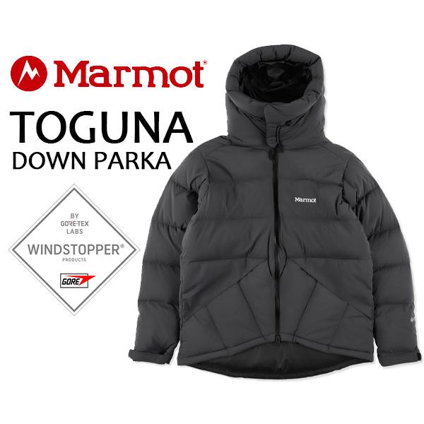 Marmot TOGUNA DOWN PARKA BLACK tsfmd202 750Fill Power マーモット トグナダウンパーカ ダウン ジャケット WINDSTOPPER 保温 ...