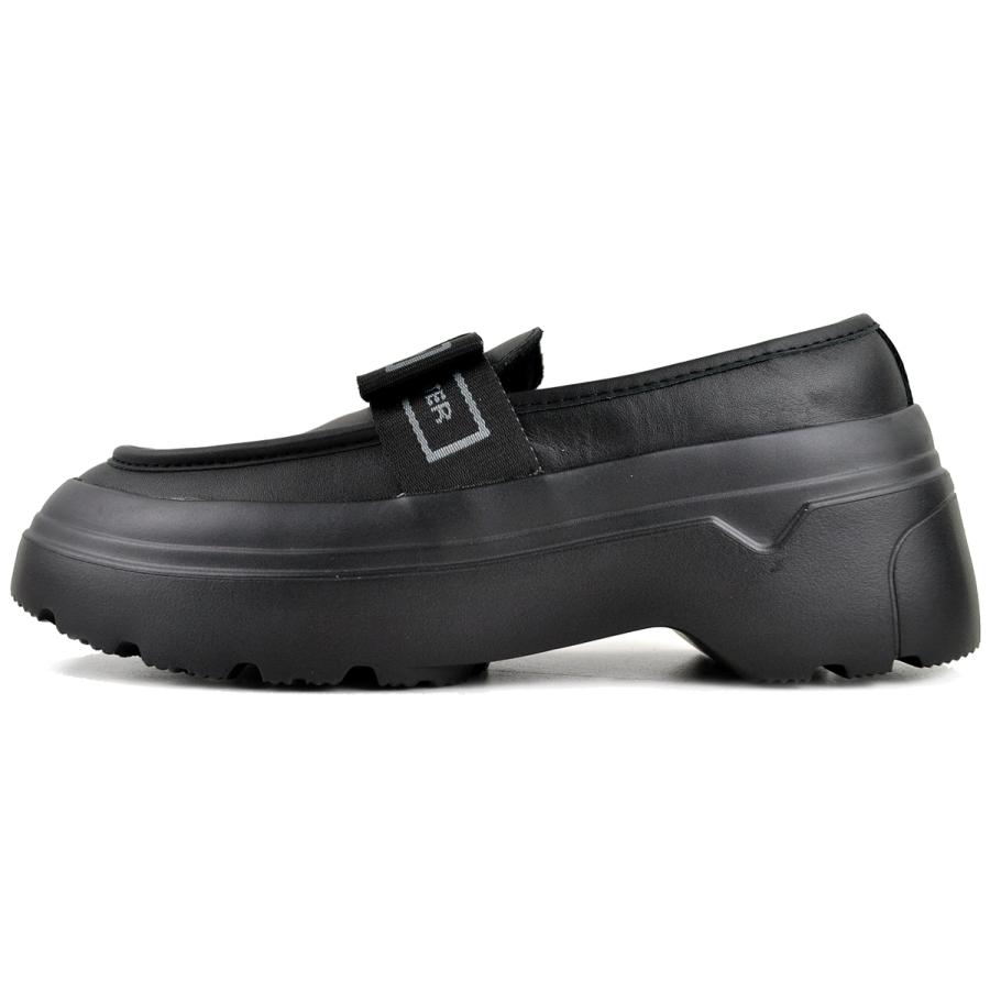 HUNTER（ハンター） HUNTER REFINED EXPLORER FLATFORM BOW LOAFER BLACK wff8000lea-blk W リファインド エクスプローラー ...