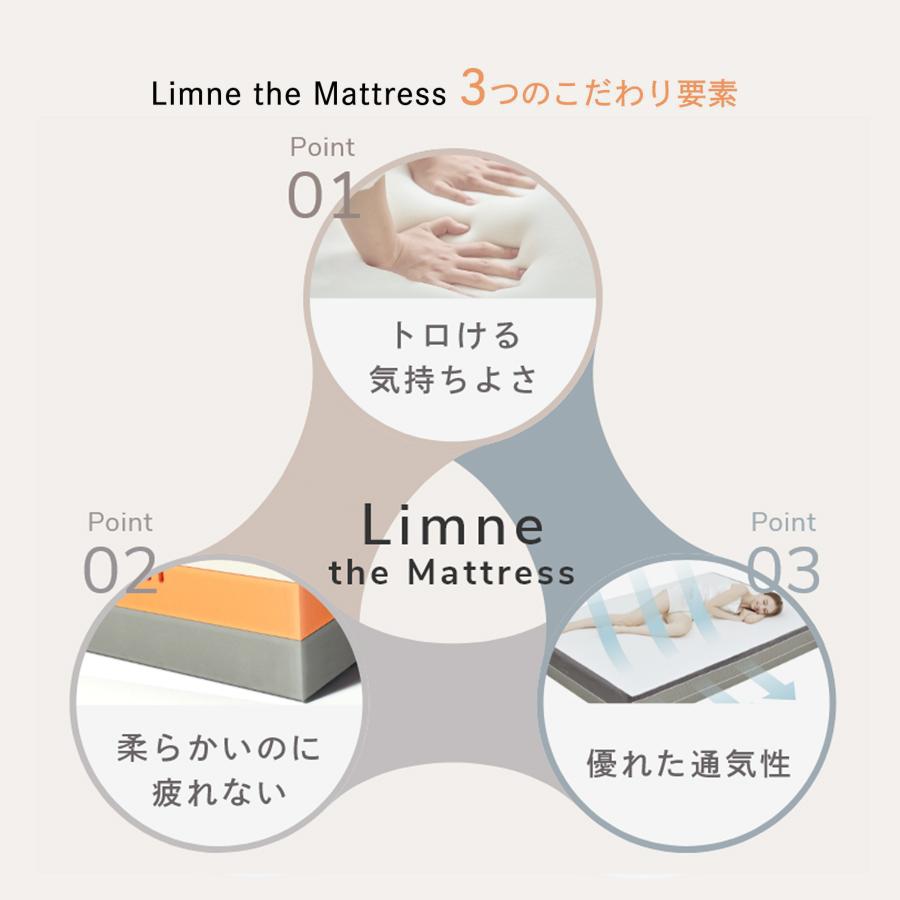 Limne ( リムネ ) マットレス ダブル【 送料無料 / 120完全返金保証 】 : 2000124675809 : Limneヤフー ...