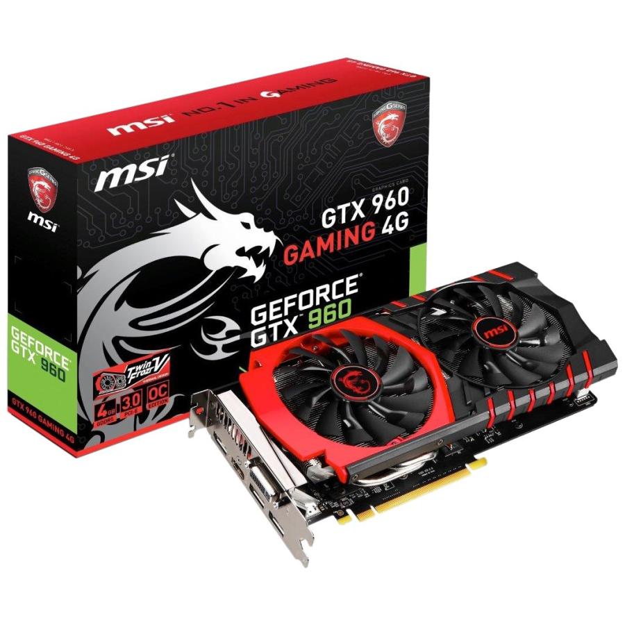 MSI GTX960 GAMING4G グラフィックスボード VD5698 : LINEAR1 - 通販 - Yahoo!ショッピング
