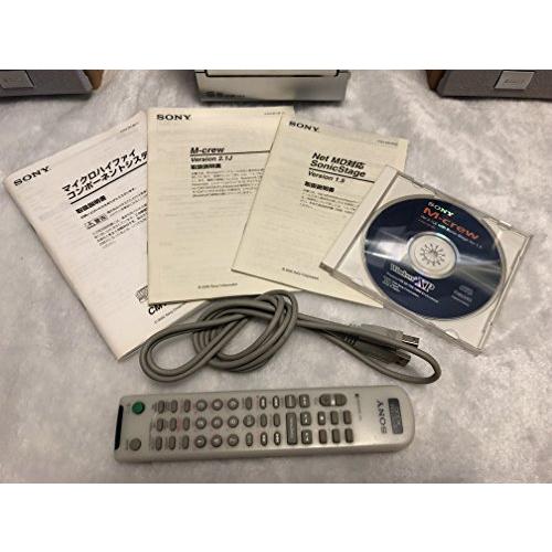 SONY ソニー CMT-M333NT マイクロハイファイコンポーネントシステム （CD/MD/カセットコンポ）（本体HCD-M333とスピーカーSS-CM333のセット） : LINEAR1 ...