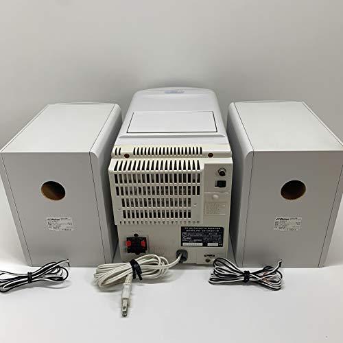Victor ビクター JVC UX-QX1-W パールホワイト マイクロコンポーネントMDシステム （CD/MD/カセットコンポ）（本体CA-UXQX1-WとスピーカーSP-UXQ ...