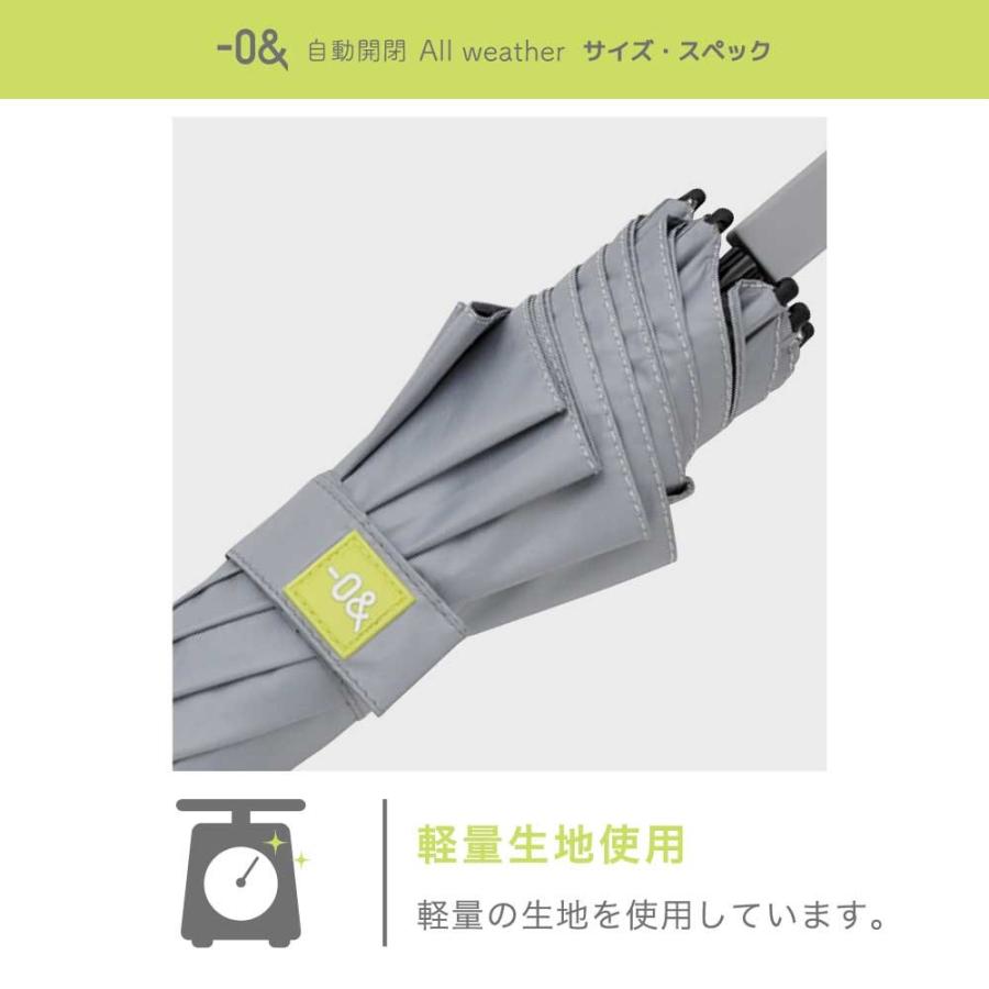 ゼロアンド -0& 晴雨兼用日傘 50cm 自動開閉 折りたたみ ゼロアンド -0& 晴雨兼用日傘 50cm 自動開閉 折りたたみ