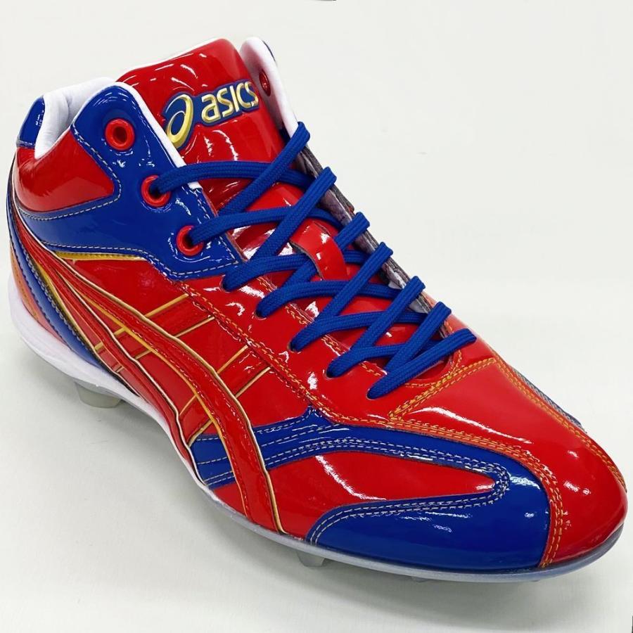 ASICS 【サイズ交換送料無料】レッド×ブルー アシックス 野球 ASICS 【サイズ交換送料無料】レッド×ブルー アシックス 野球