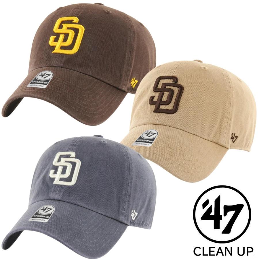 正規品 47 フォーティーセブン MLB キャップ 帽子 サンディエゴ・パドレス クリーンナップ CLEAN UP 47BRAND メンズ レディース SD 47-CLEANUP-SD ...