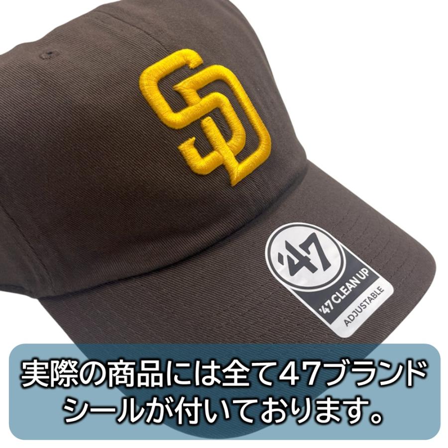 正規品 47 フォーティーセブン MLB キャップ 帽子 サンディエゴ・パドレス クリーンナップ CLEAN UP 47BRAND メンズ レディース SD 47-CLEANUP-SD ...