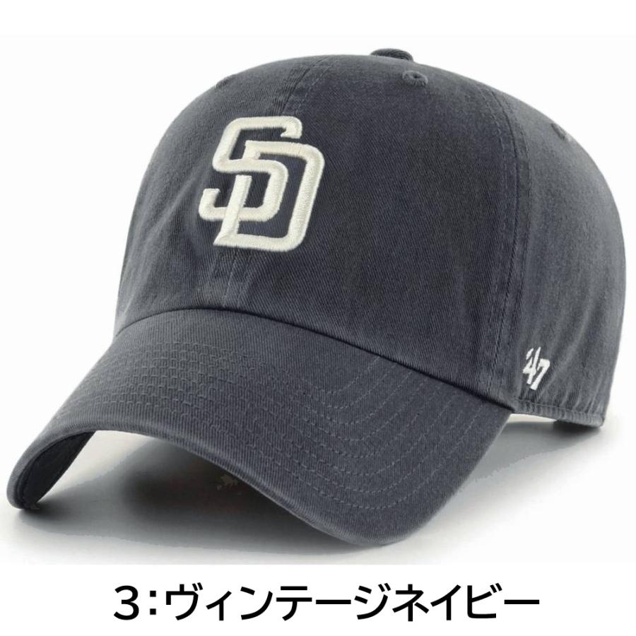 正規品 47 フォーティーセブン MLB キャップ 帽子 サンディエゴ・パドレス クリーンナップ CLEAN UP 47BRAND メンズ レディース SD 47-CLEANUP-SD ...