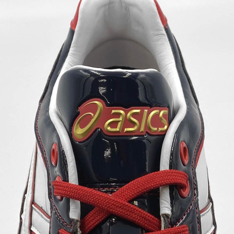 ASICS 【サイズ交換送料無料】ネイビー×レッド アシックス 野球 ASICS 【サイズ交換送料無料】ネイビー×レッド アシックス 野球