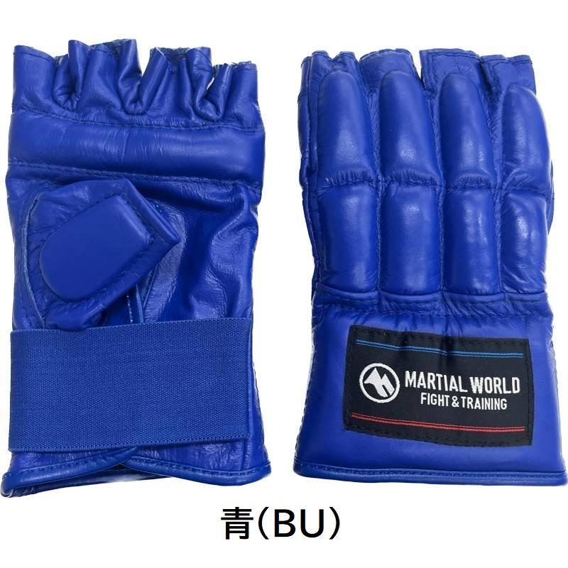 マーシャルワールド 【サイズ交換送料無料】マーシャルワールド ナックル型フィンガーグローブ 総合格闘技 空手 空手道 キックボクシング ...