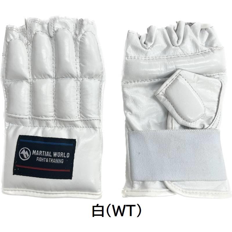 マーシャルワールド 【サイズ交換送料無料】マーシャルワールド ナックル型フィンガーグローブ 総合格闘技 空手 空手道 キックボクシング ...