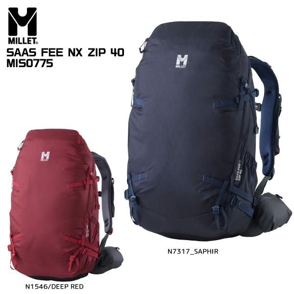 MILLET MILLET（ミレー）SAAS FEE NX ZIP 40（サースフェー ジップ40）MIS0775【登山/バックパック】【2024/数量限定】 : リンクファスト ヤフー店 ...