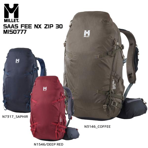 MILLET MILLET（ミレー）SAAS FEE NX ZIP 30（サースフェー ジップ30）MIS0777【登山/バックパック】【2024/数量限定】 : リンクファスト ヤフー店 ...