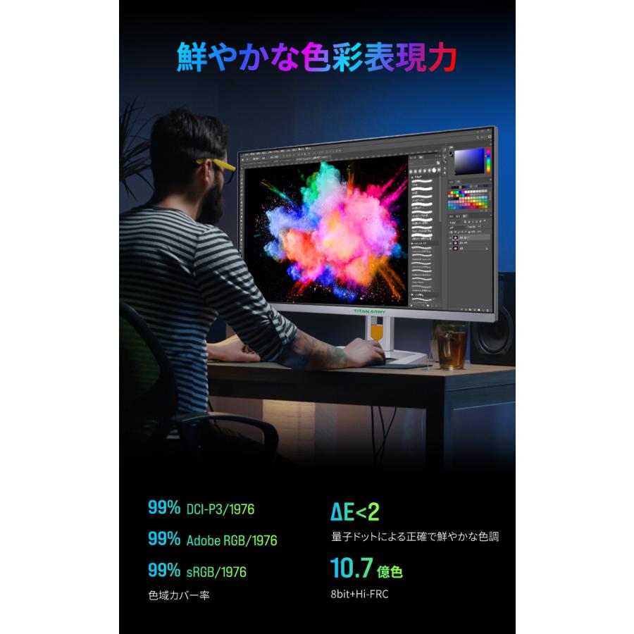 TITAN ARMY ゲーミングモニター P32A6V-PRO 32インチ 4K HDR1000 TITAN ARMY ゲーミングモニター P32A6V-PRO 32インチ 4K HDR1000