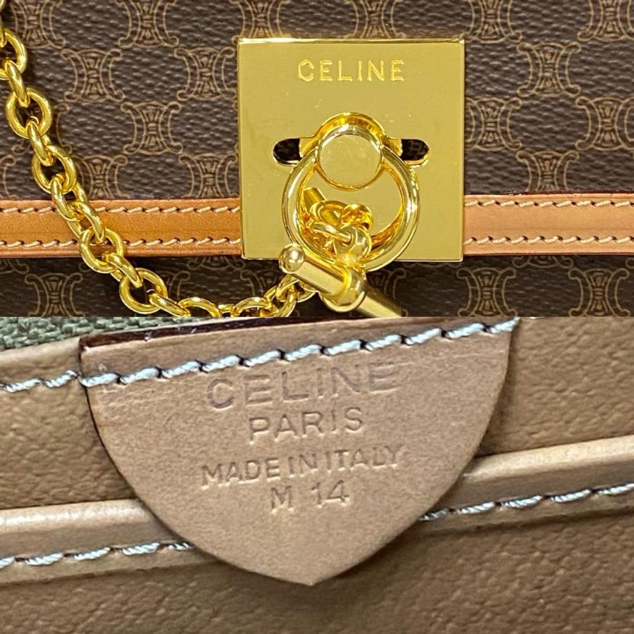 CELINE ほぼ未使用 袋付 セリーヌ マカダム ブラゾン トリオンフ CELINE ほぼ未使用 袋付 セリーヌ マカダム ブラゾン トリオンフ
