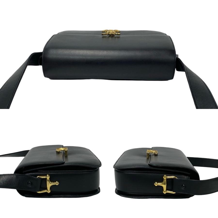 CELINE 極 美品 セリーヌ ヴィンテージ トリオンフ ロゴ 金具 CELINE 極 美品 セリーヌ ヴィンテージ トリオンフ ロゴ 金具