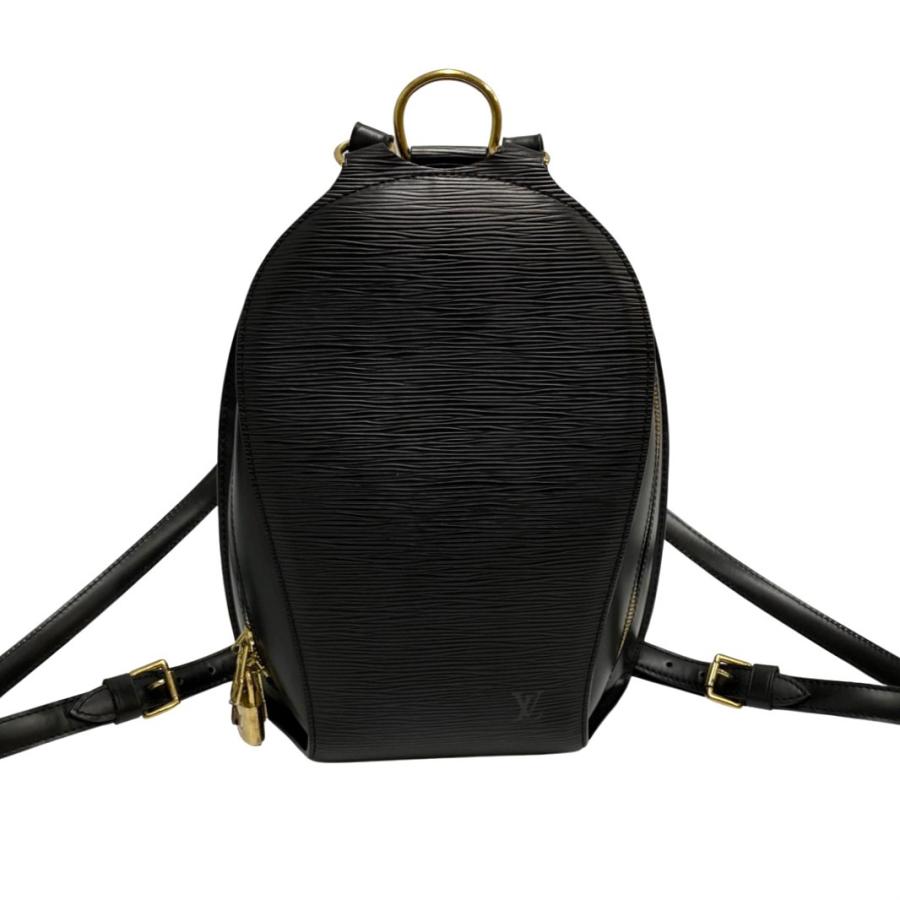 LOUIS VUITTON ほぼ未使用 レア品 鍵付 ルイヴィトン マビヨン エピ レザー 本革 ミニ リュックサック デイバッグ ブラック ...