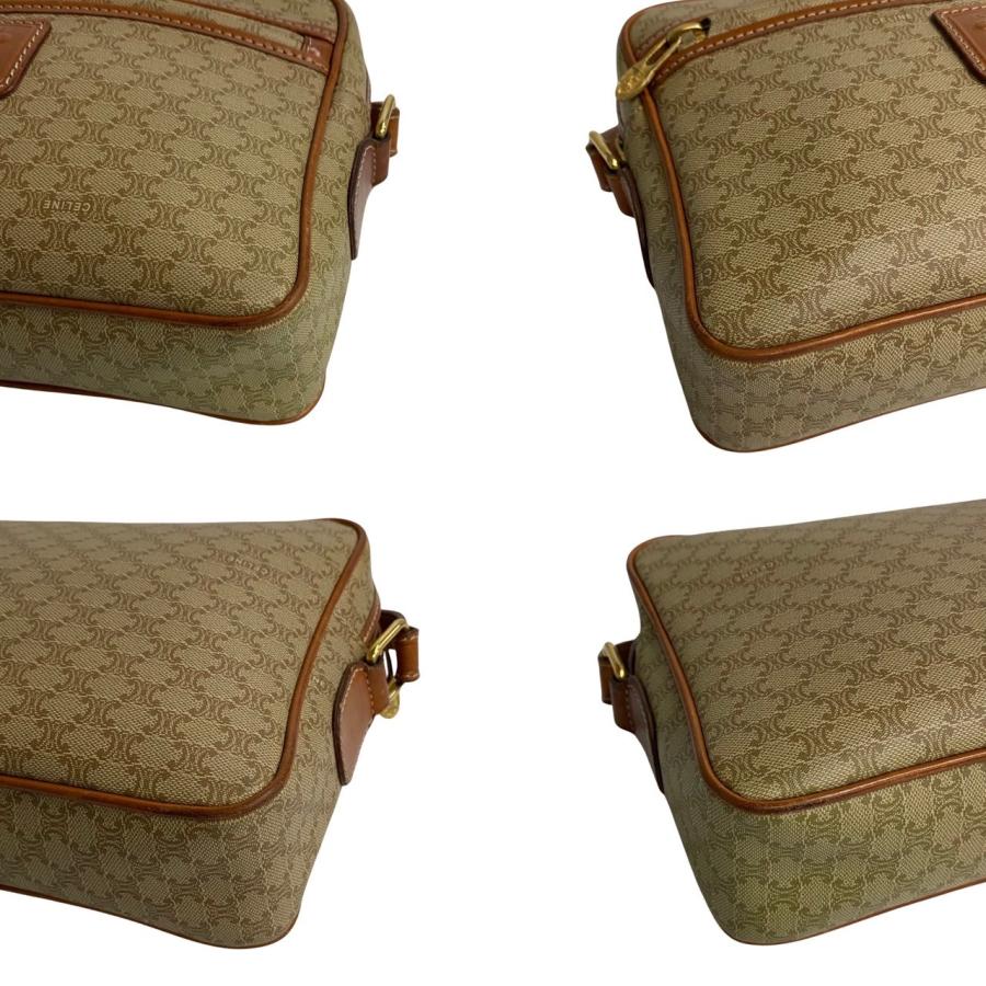 極 美品 CELINE セリーヌ ヴィンテージ マカダム ブラゾン トリオンフ 柄 レザー ミニ ショルダーバッグ ポシェット ブラウン ... 極 美品 CELINE セリーヌ ヴィンテージ マカダム ブラゾン トリオンフ 柄 レザー ミニ ショルダーバッグ ポシェット ブラウン ...