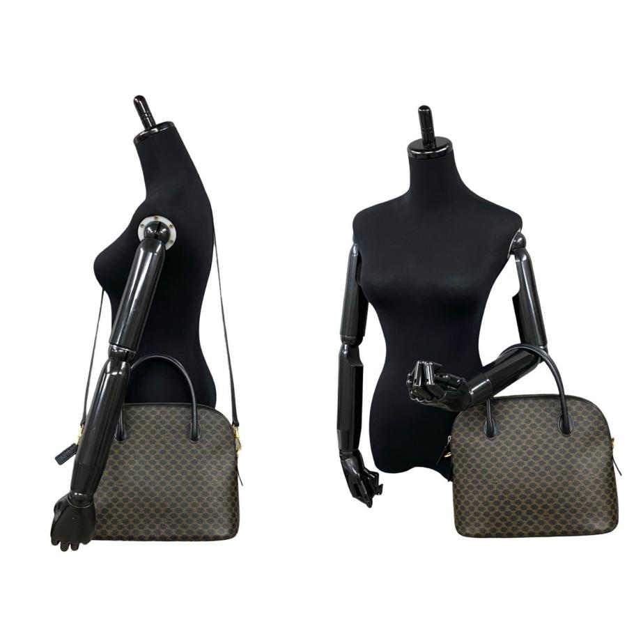 CELINE ほぼ未使用 セリーヌ マカダム ブラゾン 柄 レザー 2way CELINE ほぼ未使用 セリーヌ マカダム ブラゾン 柄 レザー 2way