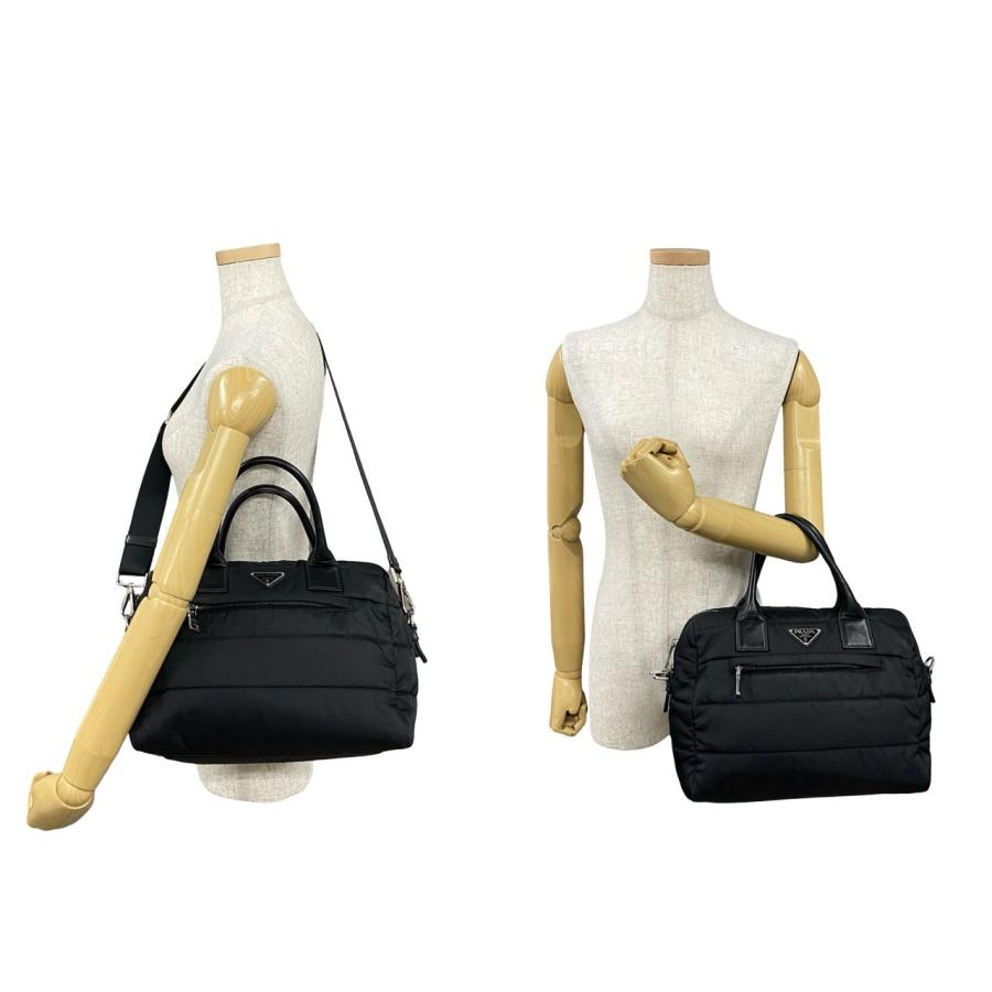 PRADA 極 美品 希少品 プラダ 三角ロゴ 金具 レザー ナイロン PRADA 極 美品 希少品 プラダ 三角ロゴ 金具 レザー ナイロン
