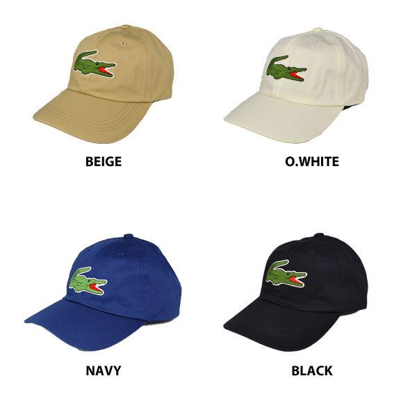 LACOSTE ラコステ ビッグ ワニ ロゴ キャップ L1231 メンズ レディース 黒 白 紺 ベージュ 男女 : 帽子専門店 LION-DO(ライオンドウ) - 通販 - Yahoo ...