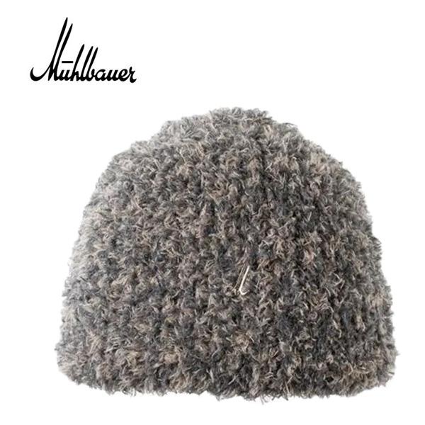 MUHLBAUER（ミュールバウアー） ボンネット キボ ニット帽 ビーニー グレー×オリーブ : 帽子専門店 LION-DO(ライオンドウ ...