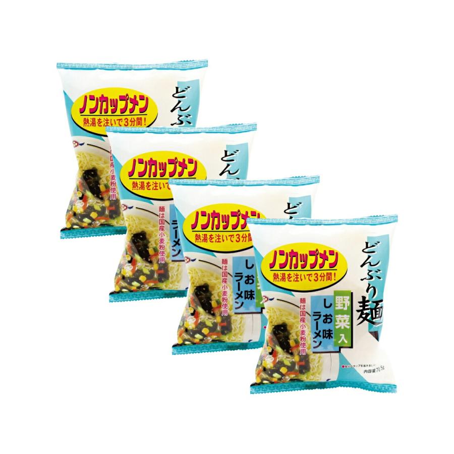 ムソー どんぶり麺 しお味ラーメン 78g 4袋セット : リプリYahoo店 - 通販 - Yahoo!ショッピング