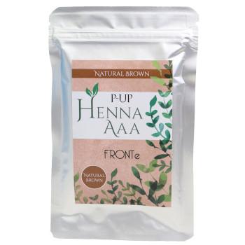 FRONTe P-UP ヘナAAA 100g ナチュラルブラウン : リプリYahoo店 - 通販 - Yahoo!ショッピング
