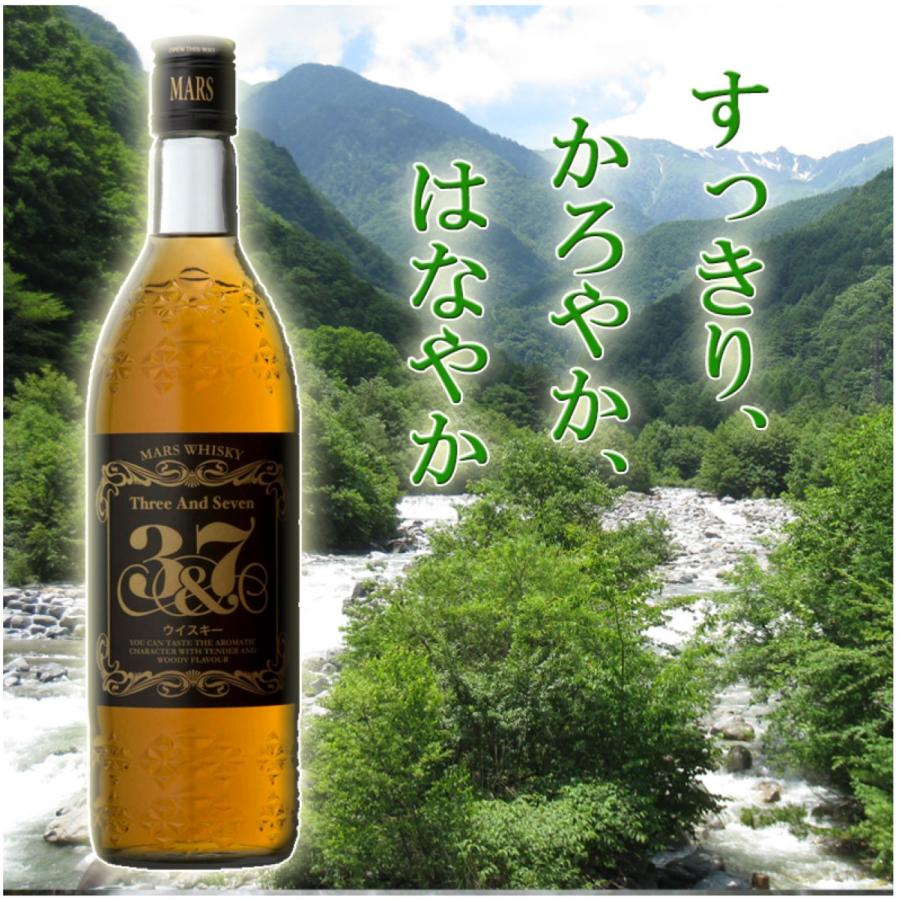 本坊酒造 送料無料 MARS WHISKY スリーアンドセブンマルスウイスキー 3＆7 720ml×1ケース/12本 北海道・東北・四国・九州・沖縄県は別途送料がかかります : リカーBOSS ...