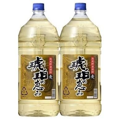 若松酒造 送料無料 熟成貯蔵 麦焼酎 琥珀の恵み 25度 4000ml 4L×2本 : リカーBOSS - 通販 - Yahoo!ショッピング