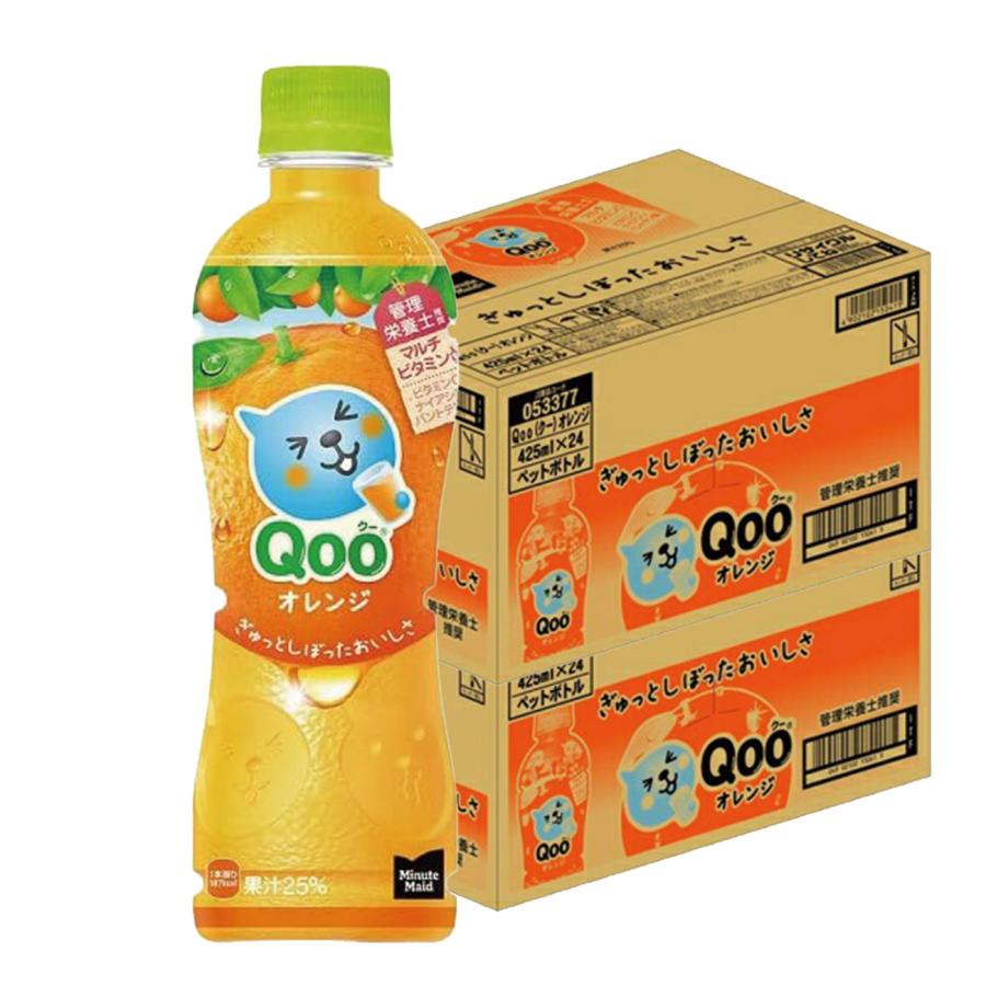 Qoo 送料無料 コカコーラ ミニッツメイド クー オレンジ 425ml×48本/2ケース : リカーBOSS - 通販 - Yahoo!ショッピング