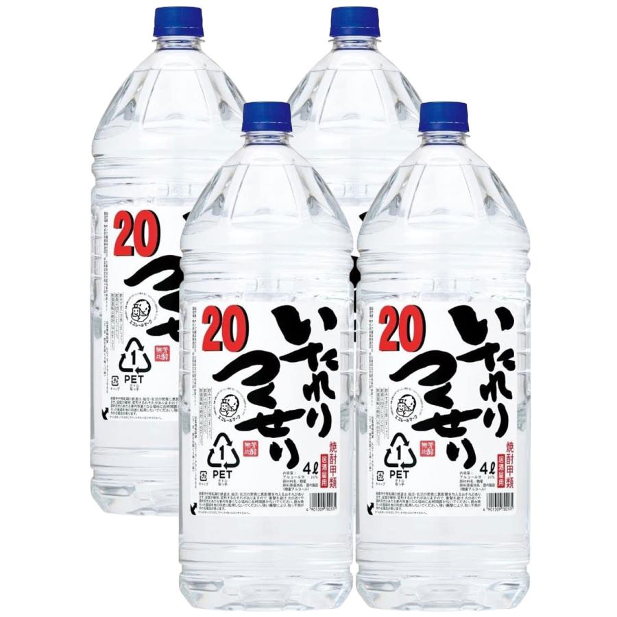 送料無料 キング醸造 いたれりつくせり 20度 4000ml 4L×4本 : リカーBOSS - 通販 - Yahoo!ショッピング