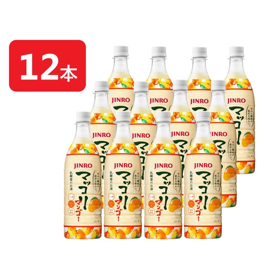 JINRO 送料無料 ジンロ マッコリ マンゴー 4度 750ml×1ケース/12本 : リカーBOSS - 通販 - Yahoo!ショッピング