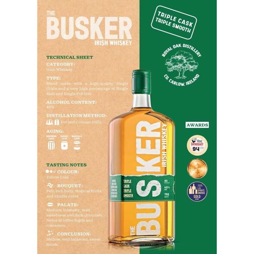 ロイヤルオーク蒸留所 The Busker バスカー 40度 700ml 1本 : リカーBOSS - 通販 - Yahoo!ショッピング