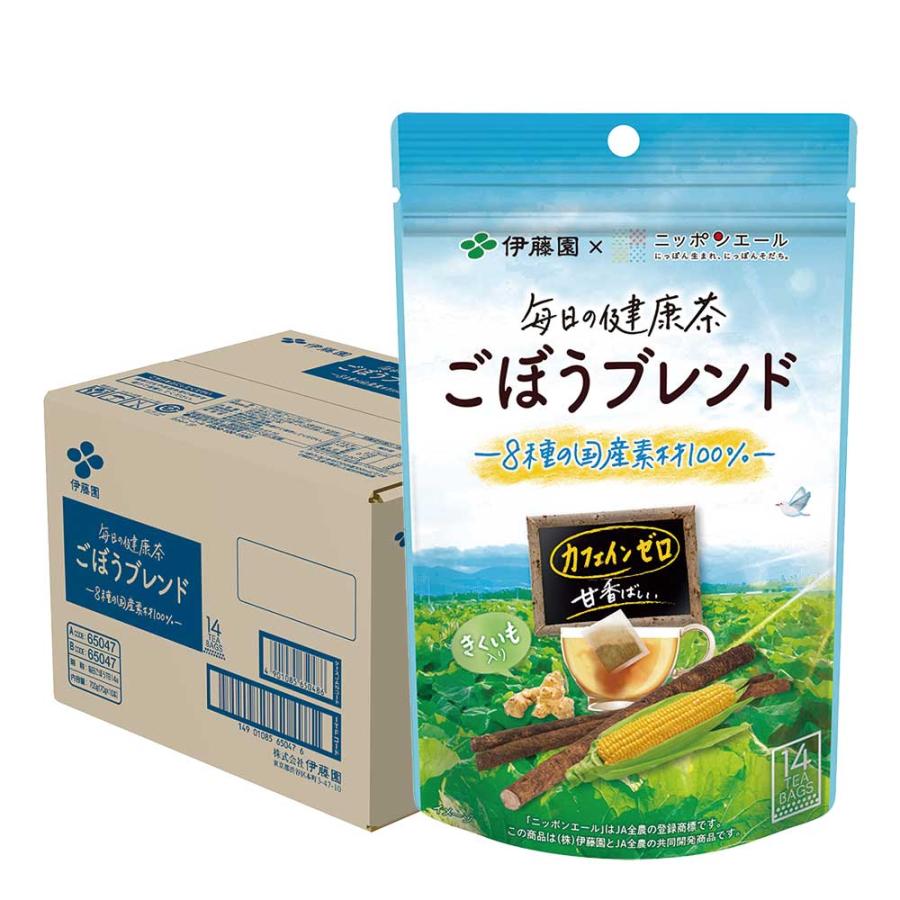 伊藤園 送料無料 ニッポンエール 毎日の健康茶 ごぼうブレンド70g(14袋)×10本 : リカーBOSS - 通販 - Yahoo!ショッピング