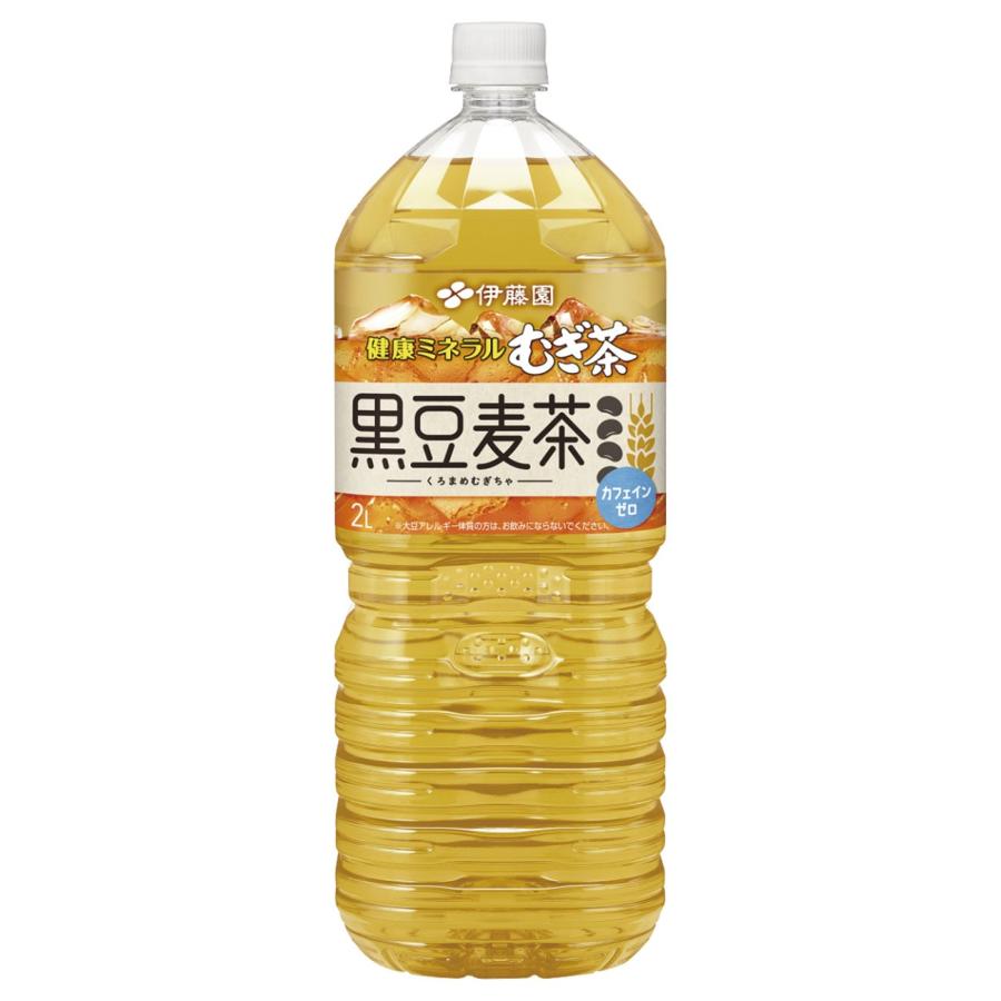 送料無料 伊藤園 健康 ミネラルむぎ茶 黒豆麦茶 2000ml 2L×6本/1ケース : リカーBOSS - 通販 - Yahoo!ショッピング